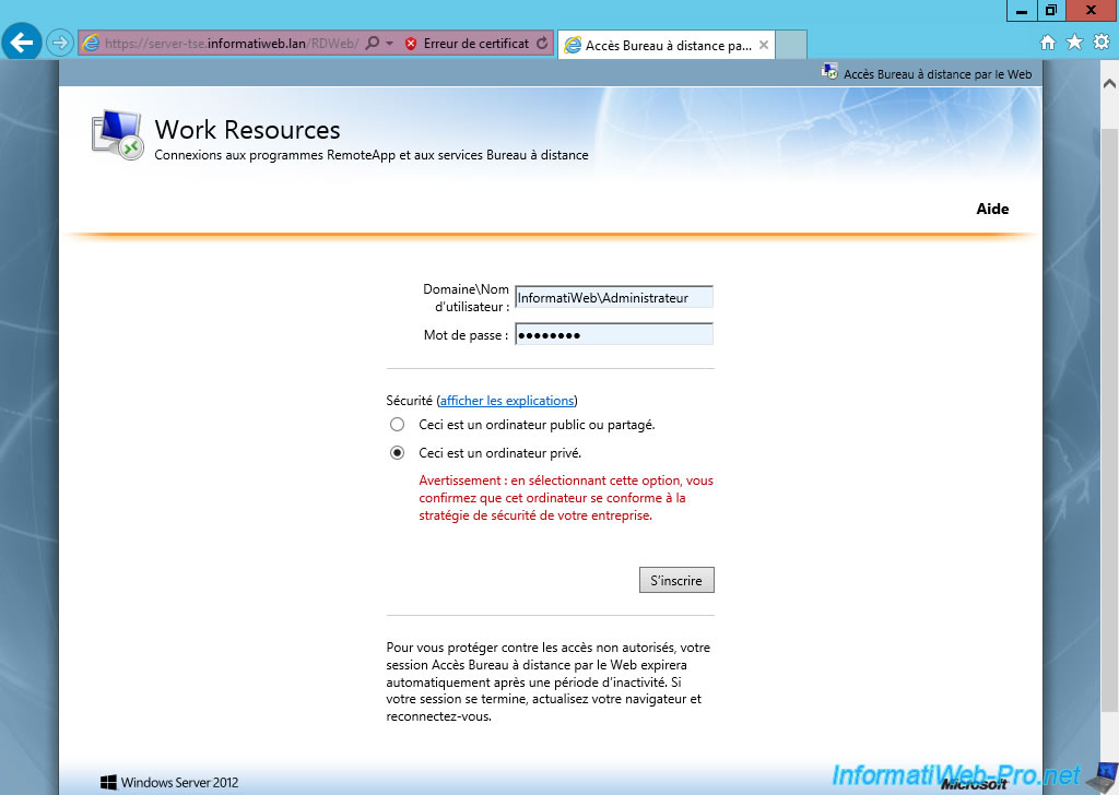 Publish RemoteApps (on a single server) on Windows Server 2012 using ...