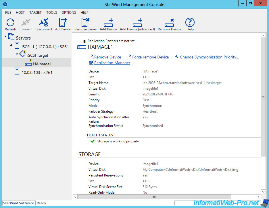 Replicate data from multiple iSCSI servers with StarWind Virtual SAN on ...