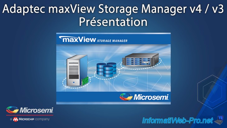 Présentation de l'interface web Microsemi Adaptec maxView Storage ...