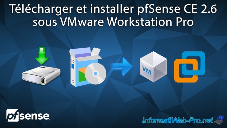 Télécharger et installer pfSense CE 2.6 sous VMware Workstation Pro ...