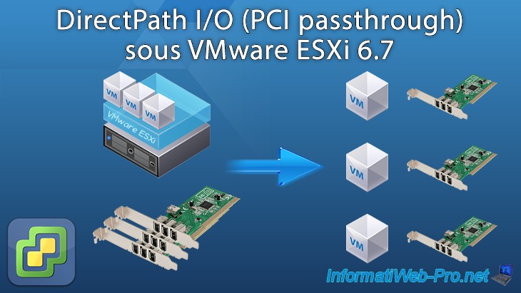 Passer un périphérique de l'hôte VMware ESXi 6.7 à une VM grâce au DirectPath I/O (PCI ...