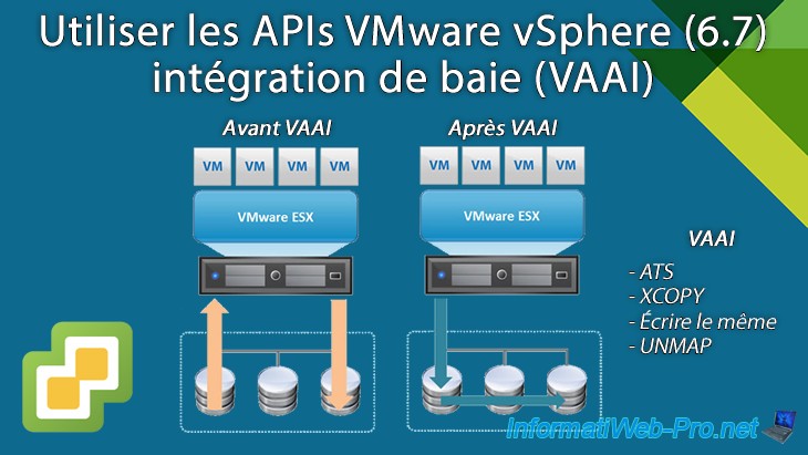 Utiliser les APIs VMware vSphere (6.7) intégration de baie (VAAI) - VMware - Tutoriels ...