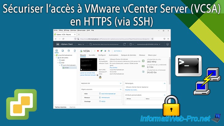 Sécuriser l'accès à VMware vCenter Server (VCSA) en HTTPS (via SSH ...