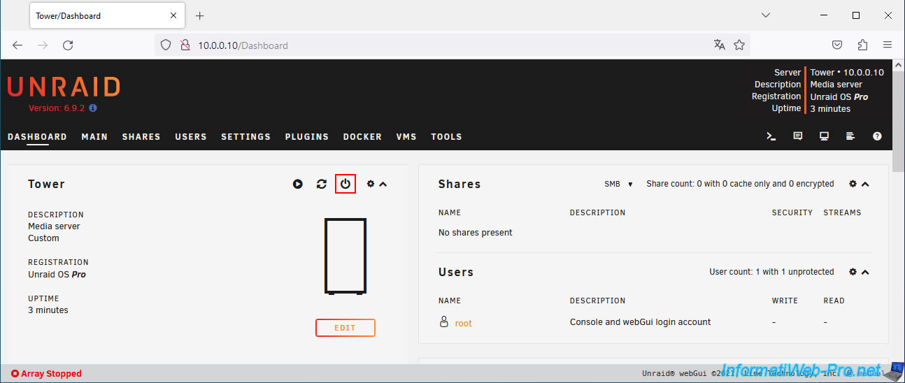 Changer le disque de parité de la grappe d'Unraid 6.9.2 - NAS ...